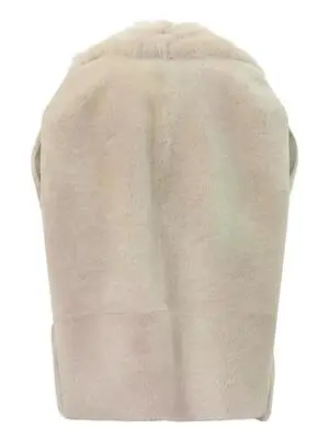 BLANCHA Blancha Shearling-Trim Gilet