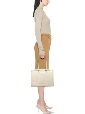 LOUIS VUITTON 2007 Epi Madeleine Gm Shoulder Bag - White