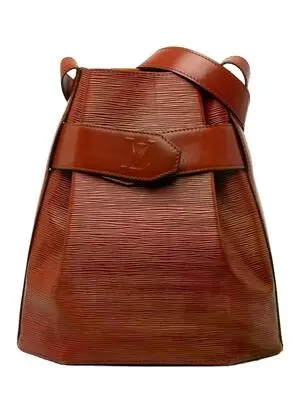 LOUIS VUITTON Epi Sac D Epaule Pm Bucket Bag - Brown