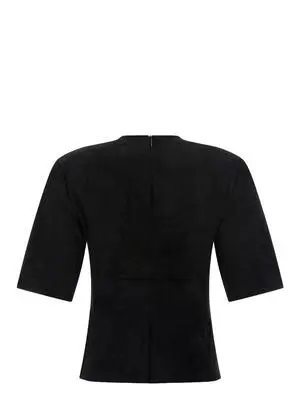 Stouls Luv Suede T-shirt - Black