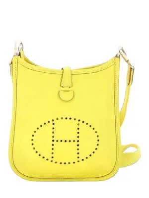 Hermès Hermès Evelyne Bag Gen III Clemence TPM Cross Body Bag Yellow