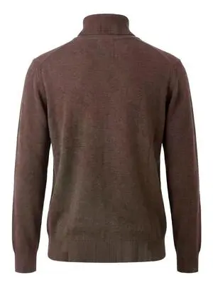 Altea Roll-neck Wool Sweater - Brown