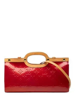 LOUIS VUITTON 2009 Monogram Vernis Roxbury Drive Satchel - Red