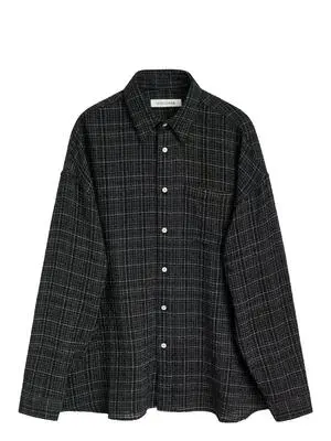 SUNFLOWER Check-pattern Button-down Shirt