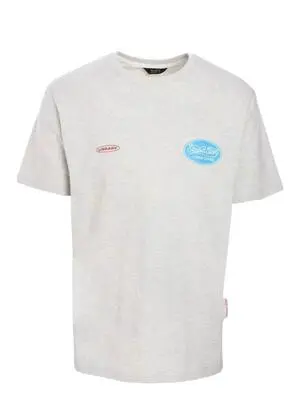 TEE LIBRARY Stupid Story Logo-print T-shirt - Grey