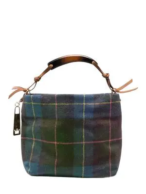 LA MILANESA Tartan-check Tote Bag - Blue