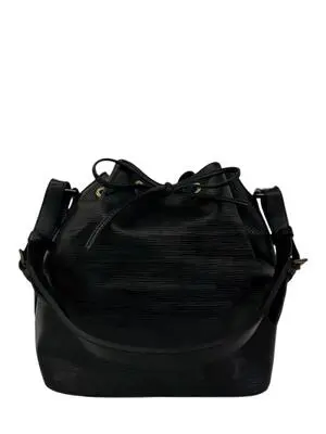 LOUIS VUITTON Louis Vuitton Epi Petit Noe Bucket Bag Black