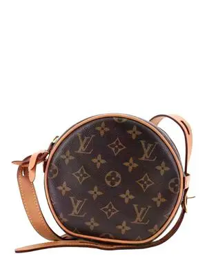 LOUIS VUITTON Monogram Canvas Boite Chapeau Souple Pm Cross Body Bag - Brown