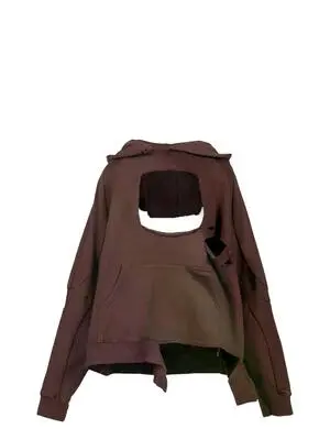 Ottolinger Cut-out Hoodie - Brown