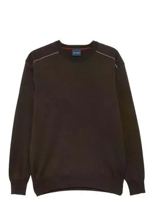 Paul & Shark Contrast-panel Sweater - Brown