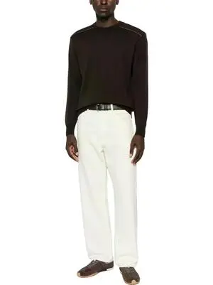 Paul & Shark Contrast-panel Sweater - Brown