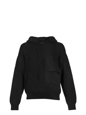 EZR Ribbed-knit Hoodie