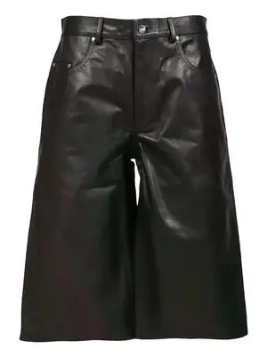 AWGE AWGE Baggy Leather Shorts