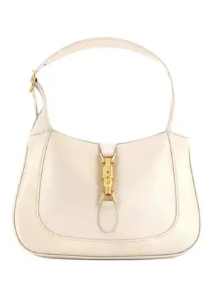 Gucci Jackie 1961 Leather Small Hobo Bag White