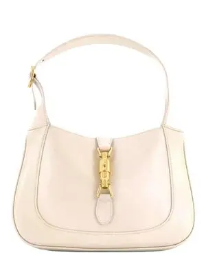 Gucci Gucci Jackie 1961 Leather Small Hobo Bag White