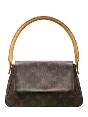 LOUIS VUITTON Monogram Mini Looping Shoulder Bag - Brown