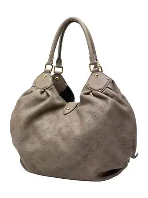 LOUIS VUITTON Monogram Mahina L Hobo Bag - Brown