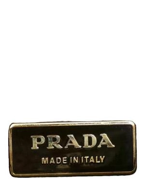 PRADA Prada Printed Canvas And Leather Tote Bag