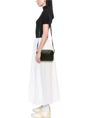 Celine 2023 Medium Triomphe Coated Canvas Messenger Bag - Black