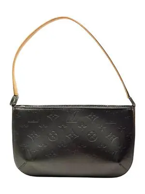 LOUIS VUITTON Louis Vuitton Monogram Mat Fowler Shoulder Bag Grey