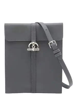 Hermès Swift Glenan To Go Pouch Crossbody Bag - Grey