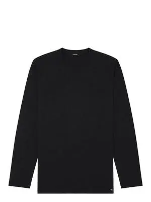 TOM FORD T-shirt A Manica Lunga - Black
