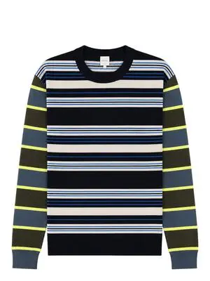 Paul Smith Maglia In Lana E Cotone - Multicolour