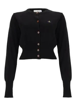 VIVIENNE WESTWOOD Bea Cropped Cardigan - Black