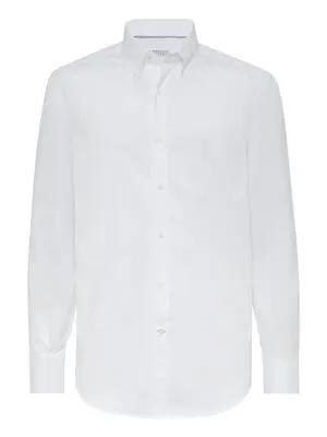 Brunello Cucinelli Cotton Shirt - White