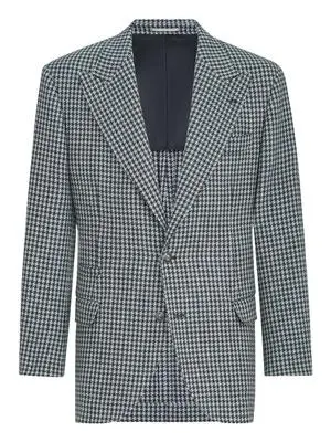 Brunello Cucinelli Cashmere Single-breasted Jacket - Blue