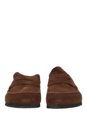 BIRKENSTOCK BIRKENSTOCK Suede Clog Mules Brown