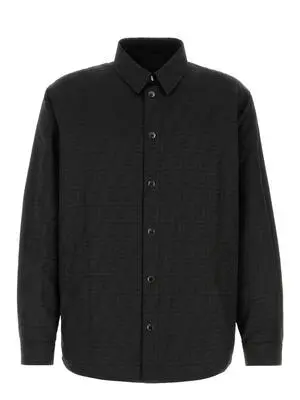 Fendi Logo Nylon Blouson - Nero