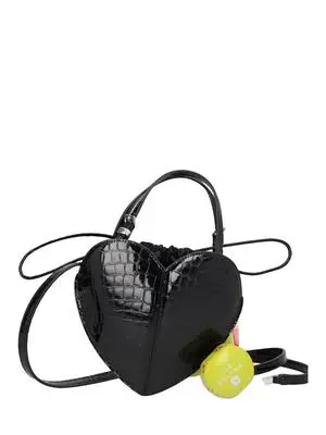 ROTATE BY BIRGER CHRISTENSEN Heart-shaped Crossbody Bag - Black