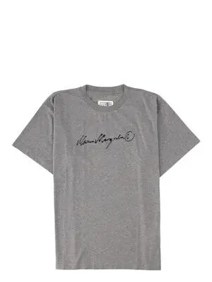 MAISON MARGIELA Mm6 Maison Margiela Men's Logo-Print Cotton T-Shirt