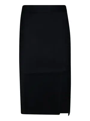 ANDAMANE THE ANDAMANE Melania Split Midi Skirt