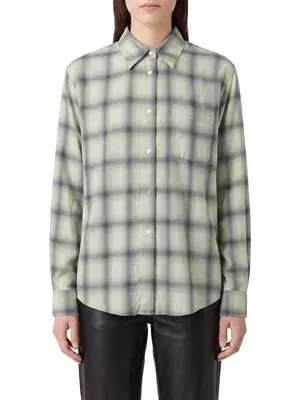 Our Legacy Long-sleeved Check-pattern Viscose Shirt - Multicolor