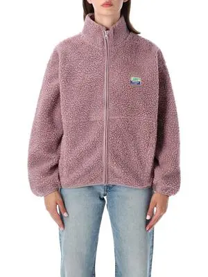 American Vintage Fleece Zip Jacket - Viola