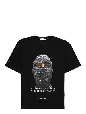 IH NOM UH NIT Graphic Print Short-sleeve T-shirt - Black