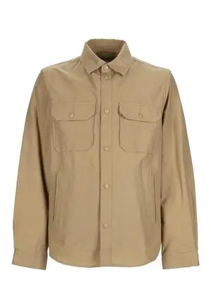 Woolrich Button-front Overshirt Jacket - Beige