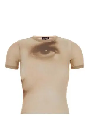 JEAN PAUL GAULTIER JEAN PAUL GAULTIER Printed Tulle T-Shirt Printed
