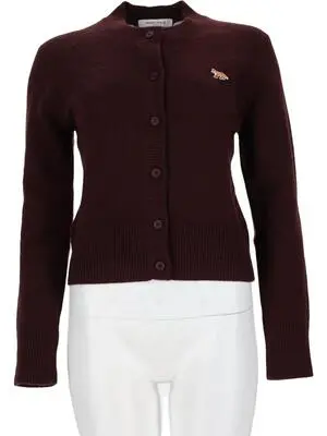 MAISON KITSUNÉ MAISON KITSUNÉ Wool Cardigan With Fox Patch