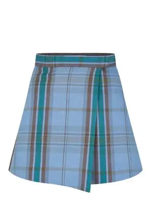 VIVIENNE WESTWOOD Plaid Asymmetrical Skirt - Multi