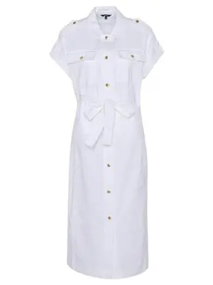 Barbour Harlow Midi Dress - White