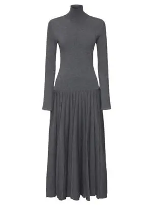 Khaite Long-sleeved Dress - Grey