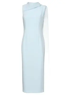 ROLAND MOURET Roland Mouret Satin Crepe Midi Dress