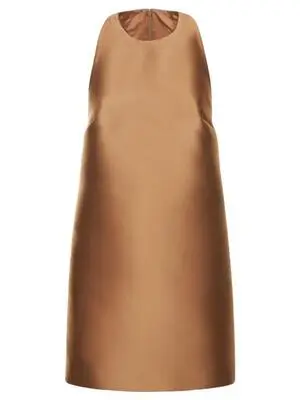 Valentino Garavani Techno Duchesse Mini Dress - Brown
