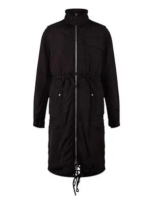 Bottega Veneta Solid Color Parka - Black
