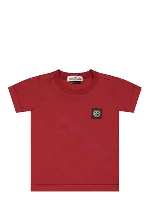 Stone Island Graphic T-shirt - Cherry