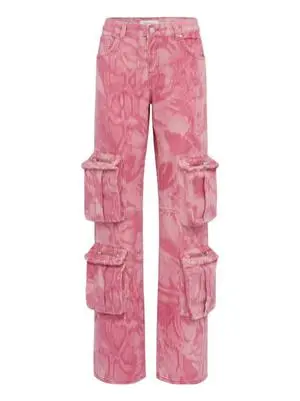 Blumarine Camouflage Cargo Pants - No