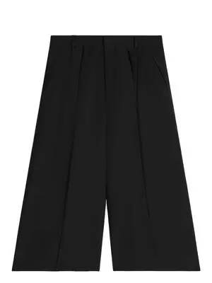 Celine Montauk Shorts In Wool And Mohair Gabardine - Black